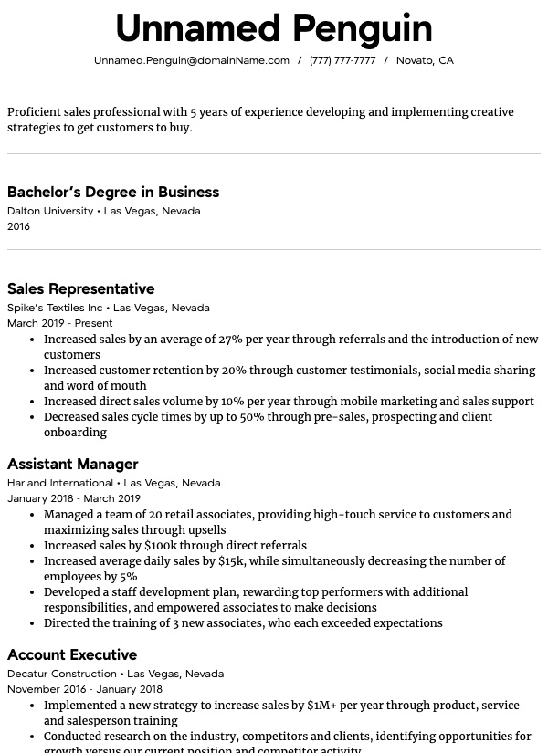 How To Make A General Resume